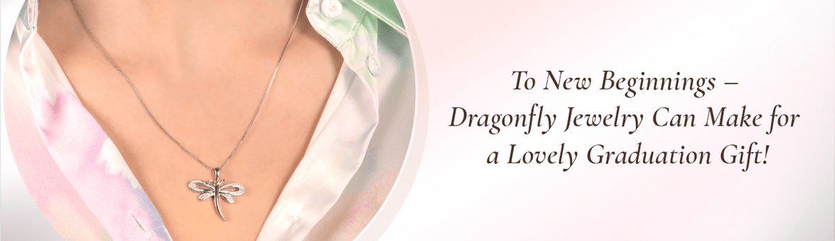 Diamond Dragonfly Jewelry as Graduation Gift – Jewelili